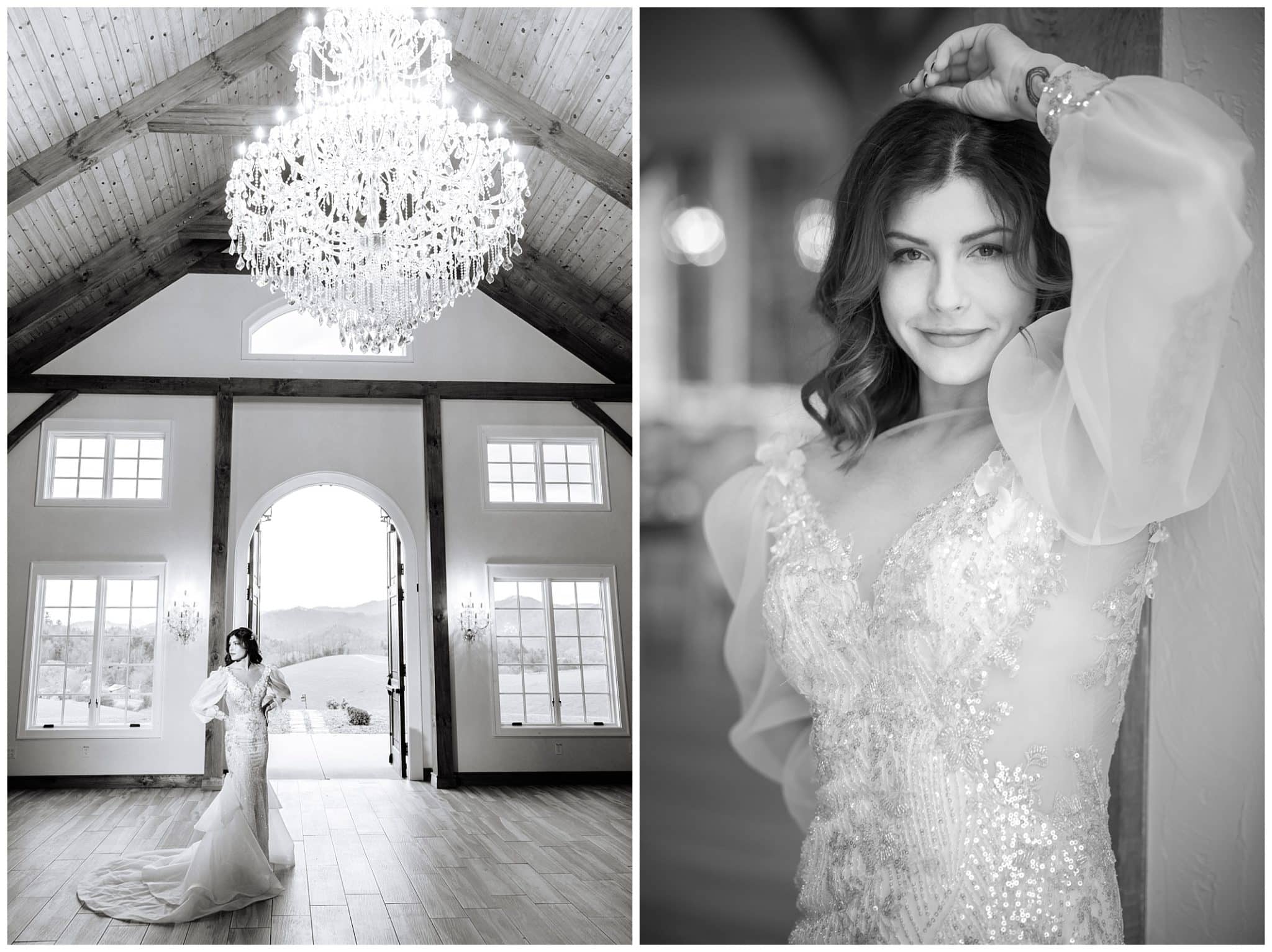 Custom Bridal Gown Photoshoot at the Ridge