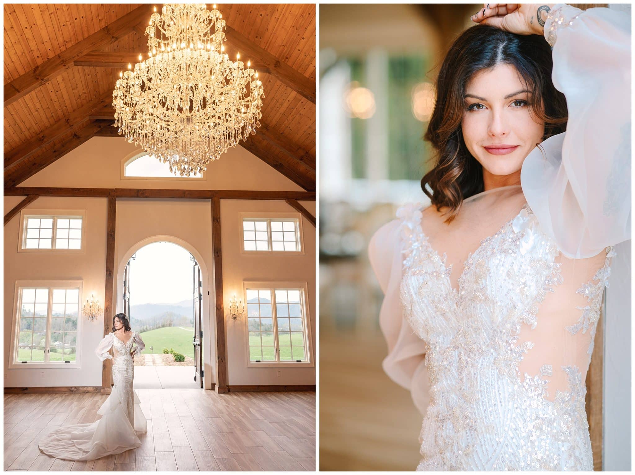 Custom Bridal Gown Photoshoot at the Ridge