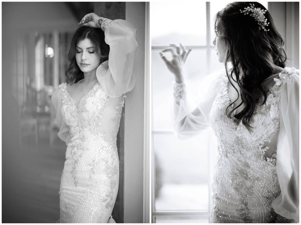 Custom Bridal Gown Photoshoot at the Ridge