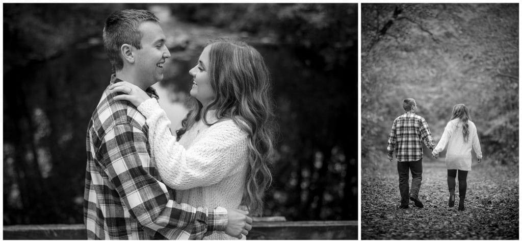 Waterfall Engagement Session in Brevard, NC
